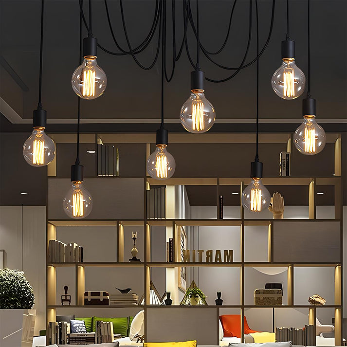 Antizer Alfie Vintage Multiple Light Bulbs Chandelier – Antizer Lighting